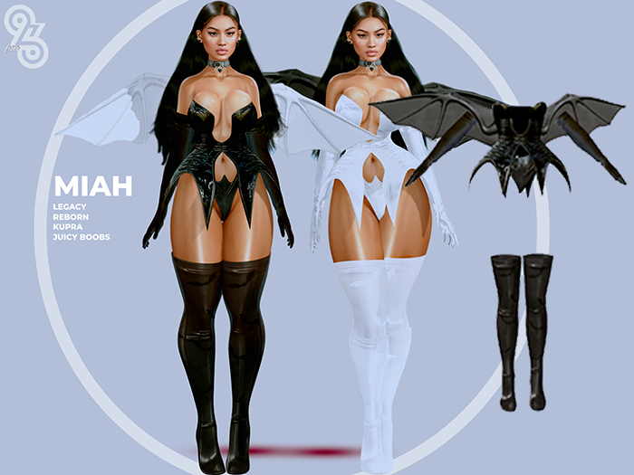 Second Life Marketplace - Four23 Miah Set Black
